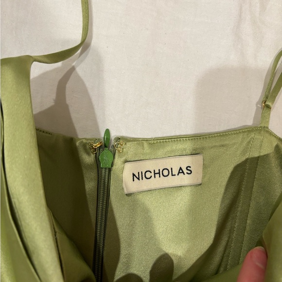 NICHOLAS | Dresses | Nicholas Green Silk Dress | Poshmark